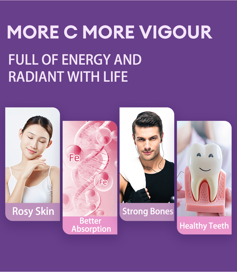 Angel Nutritech Vitamin C Supplement 50mg Chewable 48 Tablets Skin ...