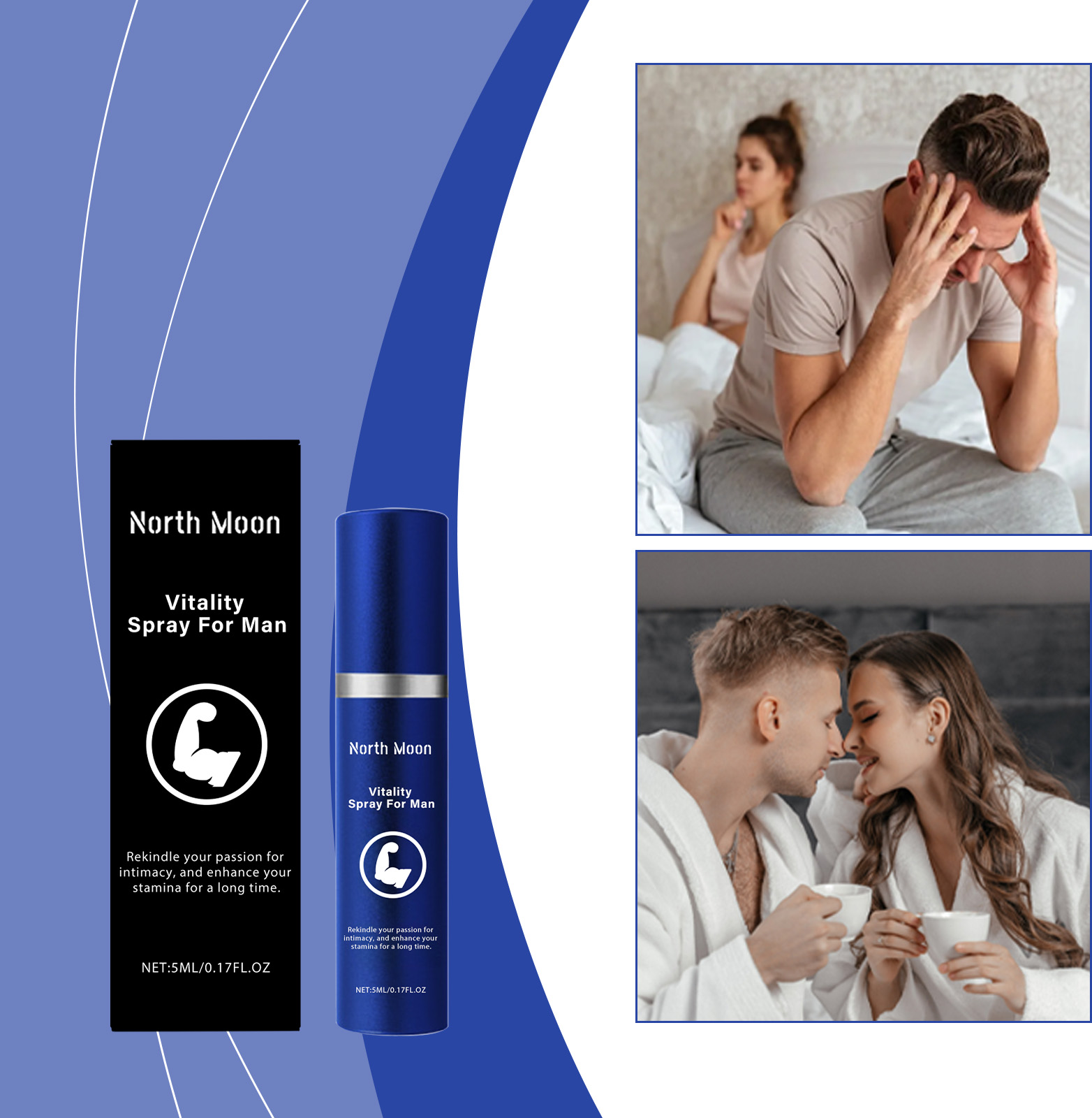 Vitality Spray For Man Vitality Lasting Moisturizing Body Care Spray Prolonged Duration Discreet ...