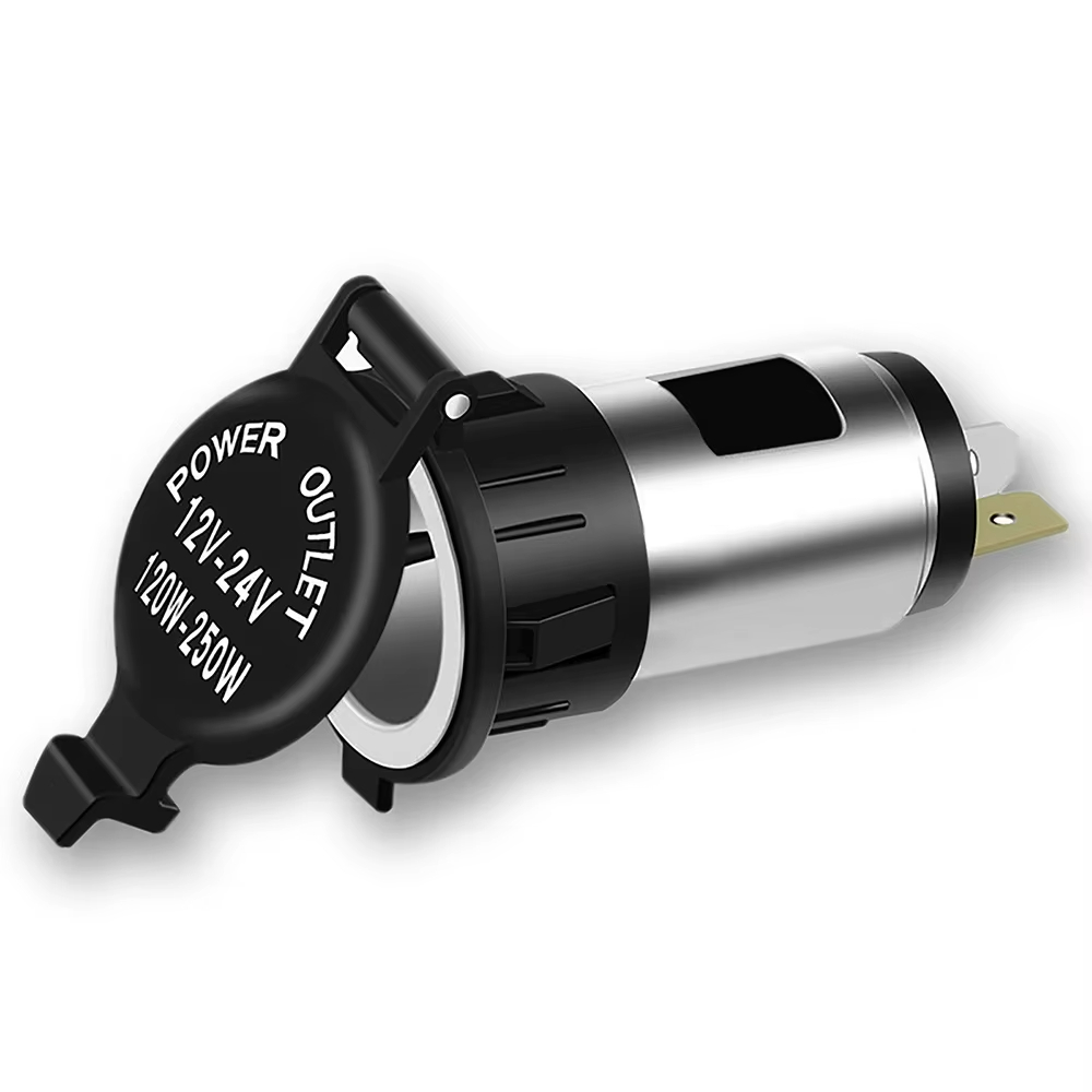 Cigar Lighter Socket DC 12V Car Cigarette Lighter With Cable 12V Female ...