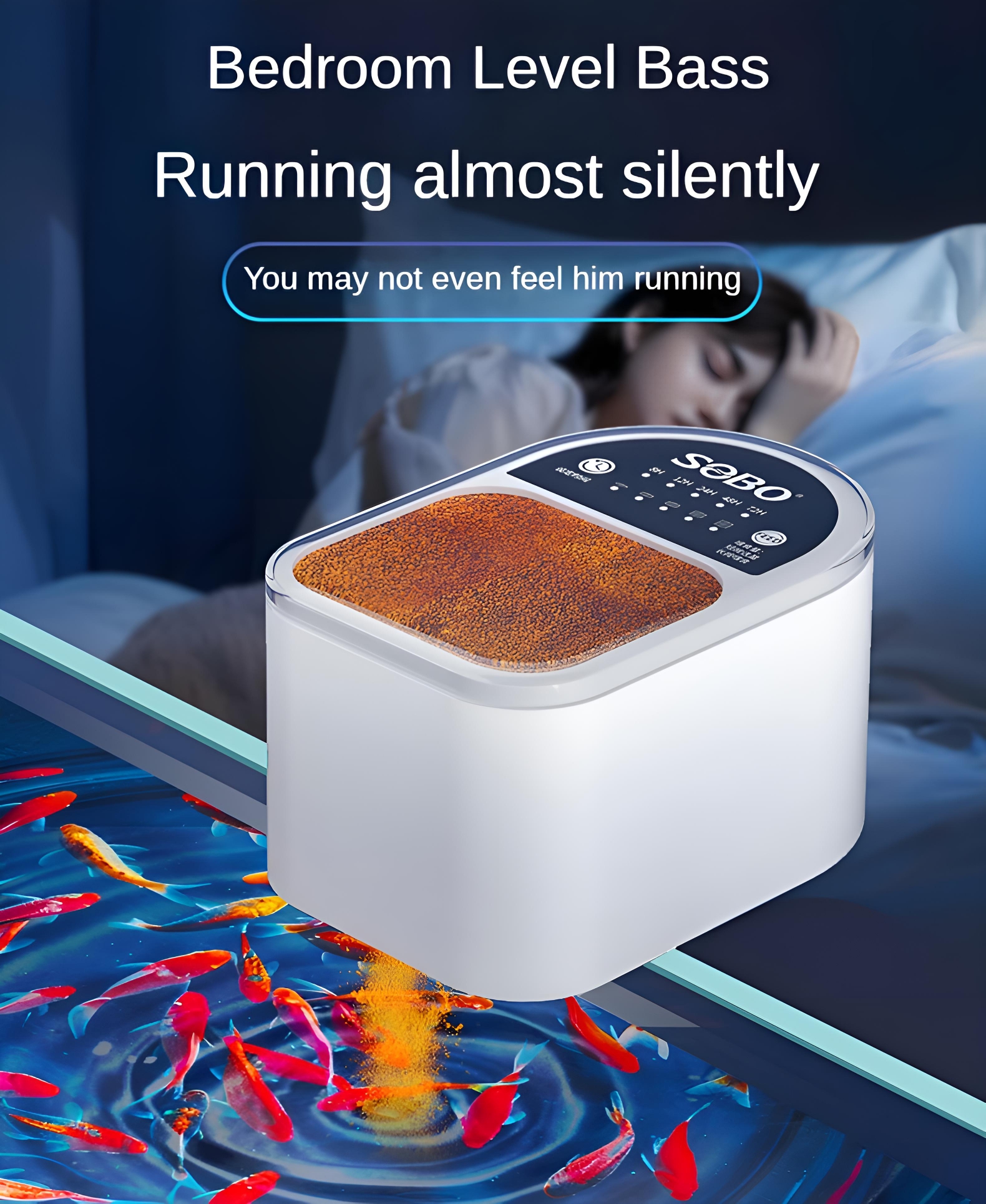 {Free shipping} Fish feeder/automatic fish tank feeder/5-speed feed -5 ...