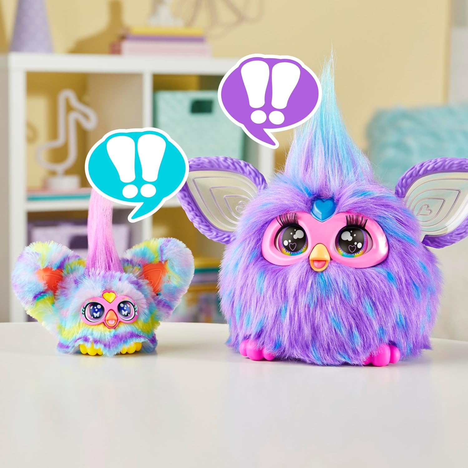 Furby Furblets Swee-Dee Spring Mini Friend, Electronic Plush Toys ...