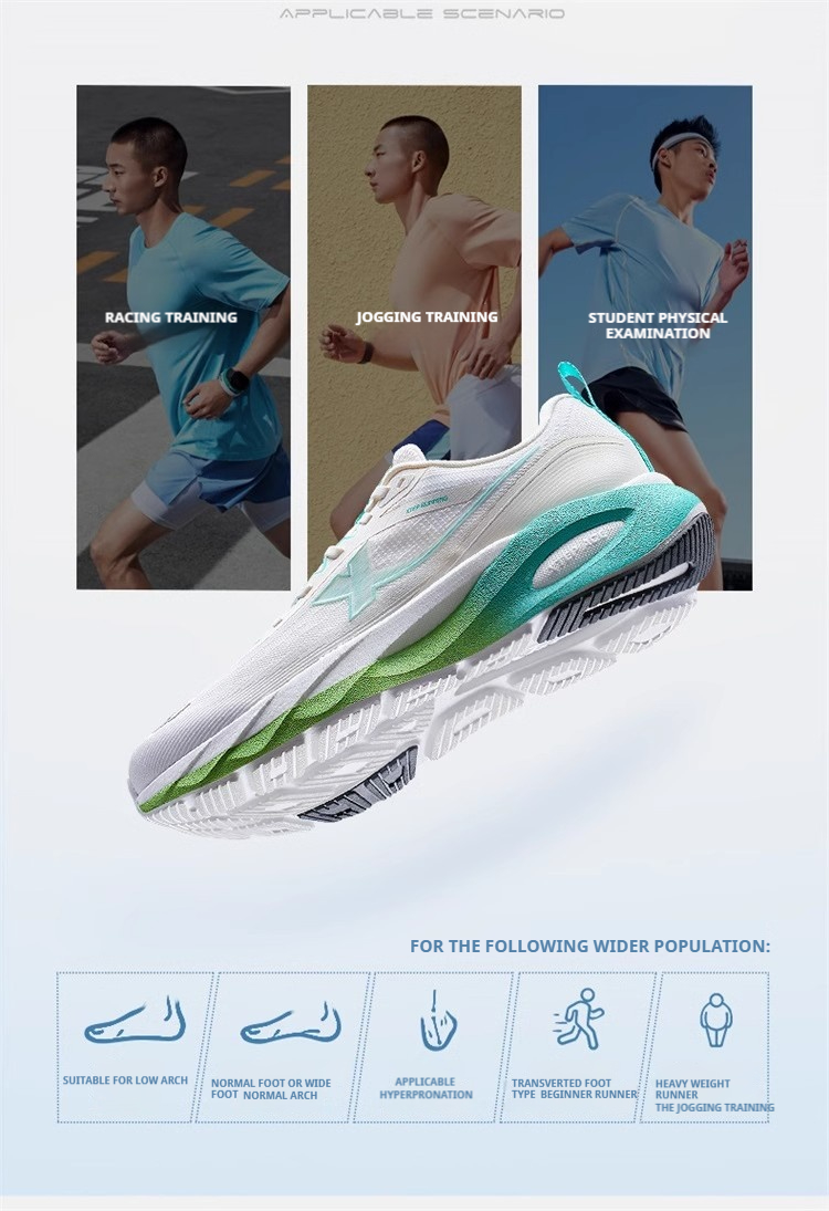 XTEP Lingbu 2.0 Men Running Shoes Rebound Cushioning Stability Training ...