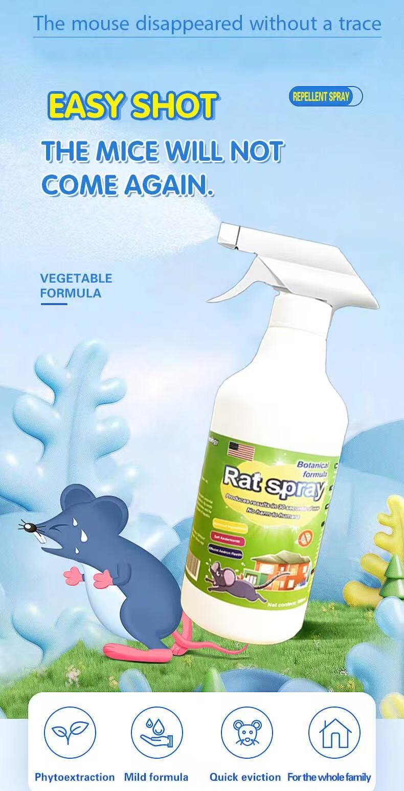 [Safe for human & pet] rat repellent Spray 500ML Ubat Tikus Refund if ...