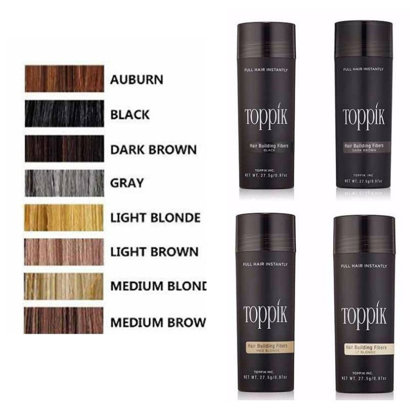 (Local Stock) 5pcs Toppik Hair Fibers Powder Waterproof Sweat-proof ...