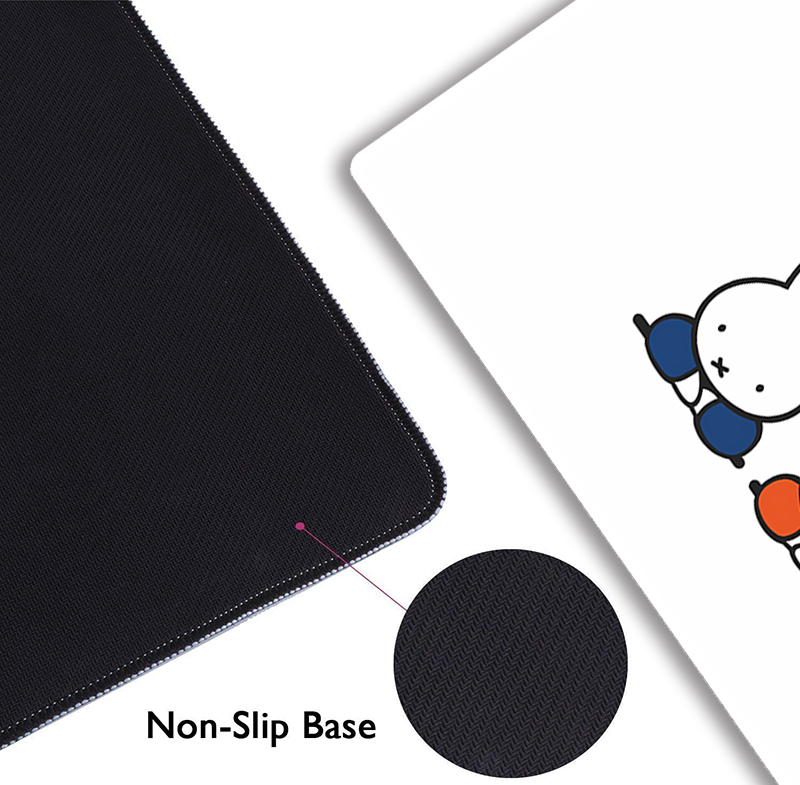 Miffy Friends Desk Mats Mouse Pad Extended Mousepad Large Gaming Mouse ...