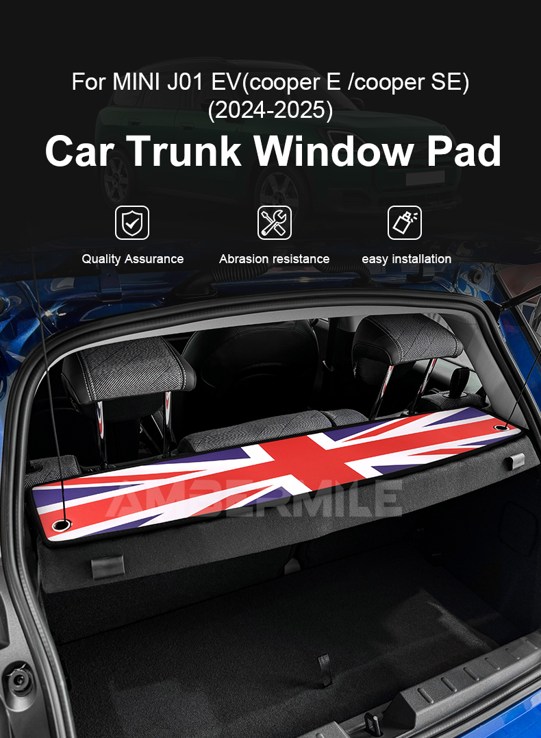 For MINI Cooper E SE J01 EV 2024 2025 Car Trunk Window Pad Trunk Rear ...