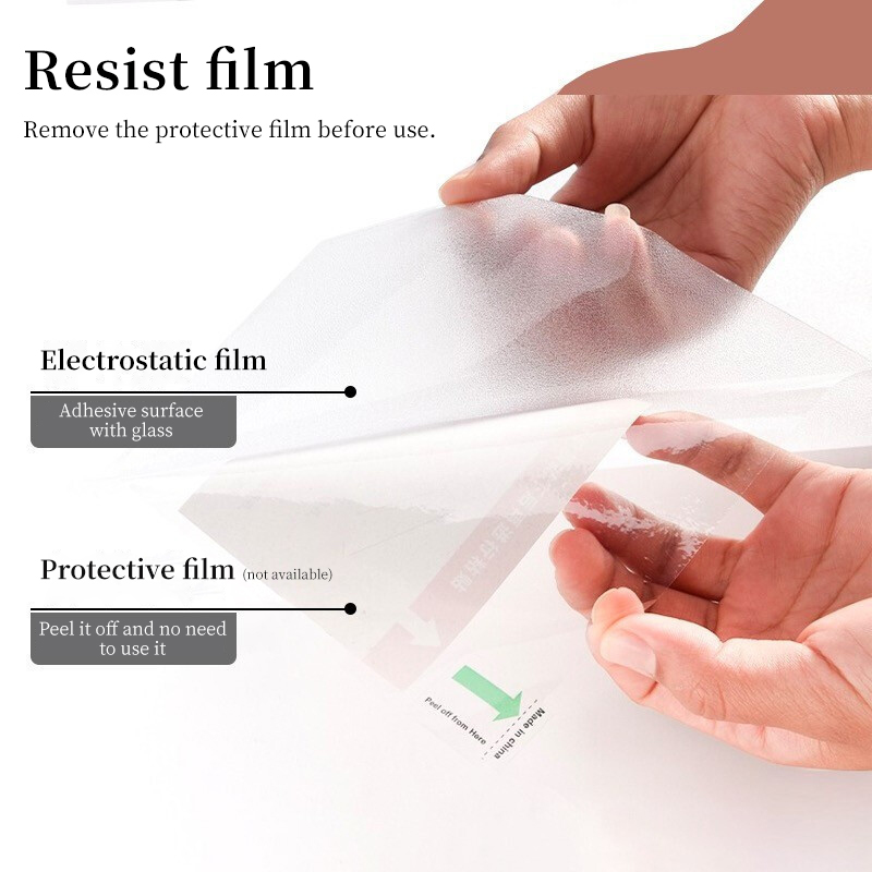 Window frosted glass sticker, bathroom anti light and anti-static glass ...