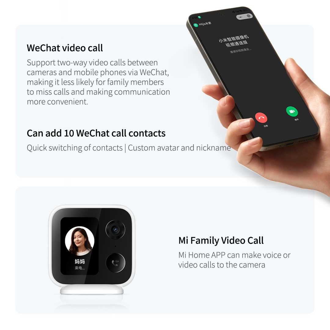 Xiaomi Smart Camera Video Call Version 4 Million Pixel HD Picture ...