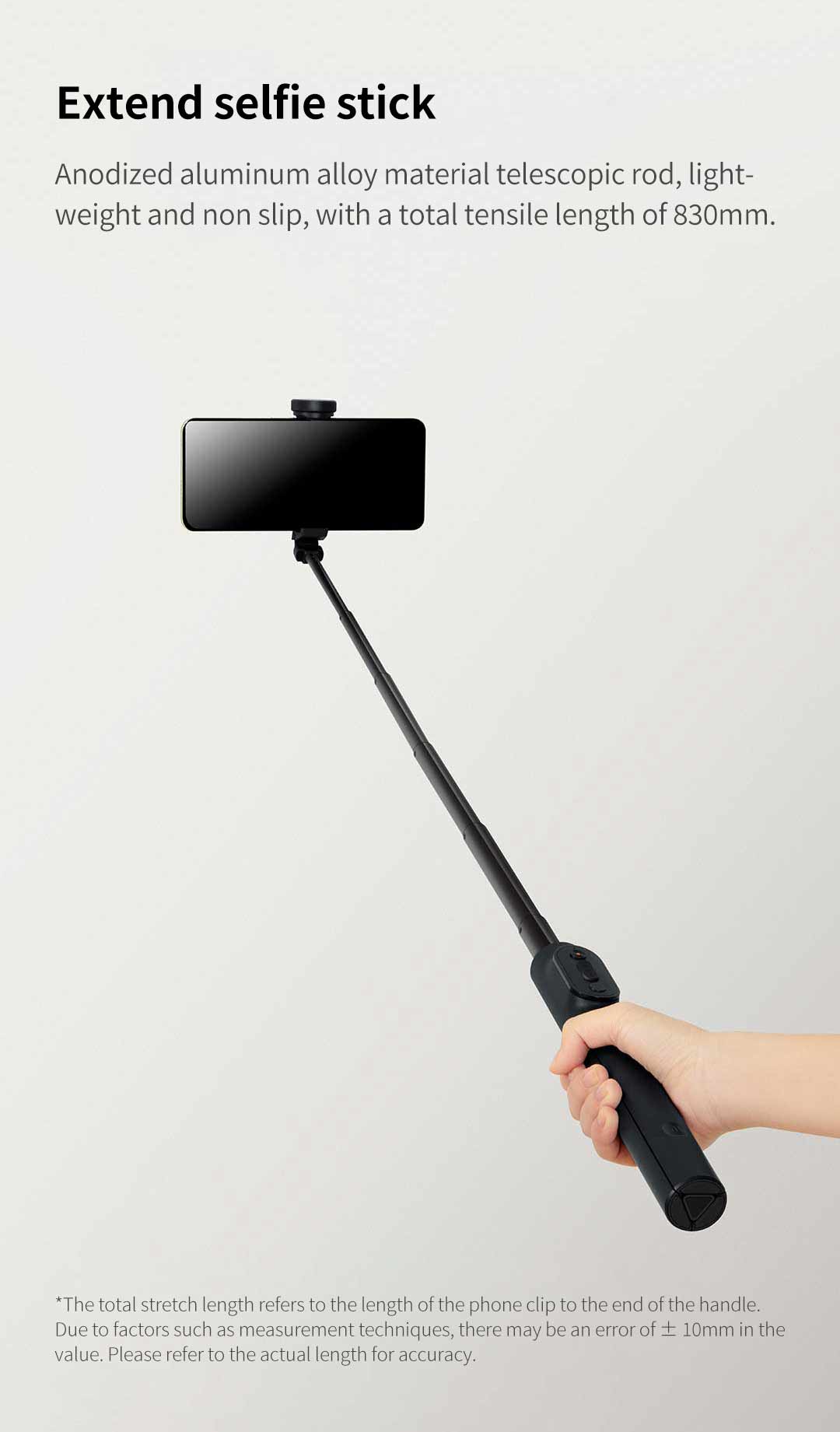 Xiaomi Zoom Stand Selfie Stick 2 Multi Functional Wireless Bluetooth ...