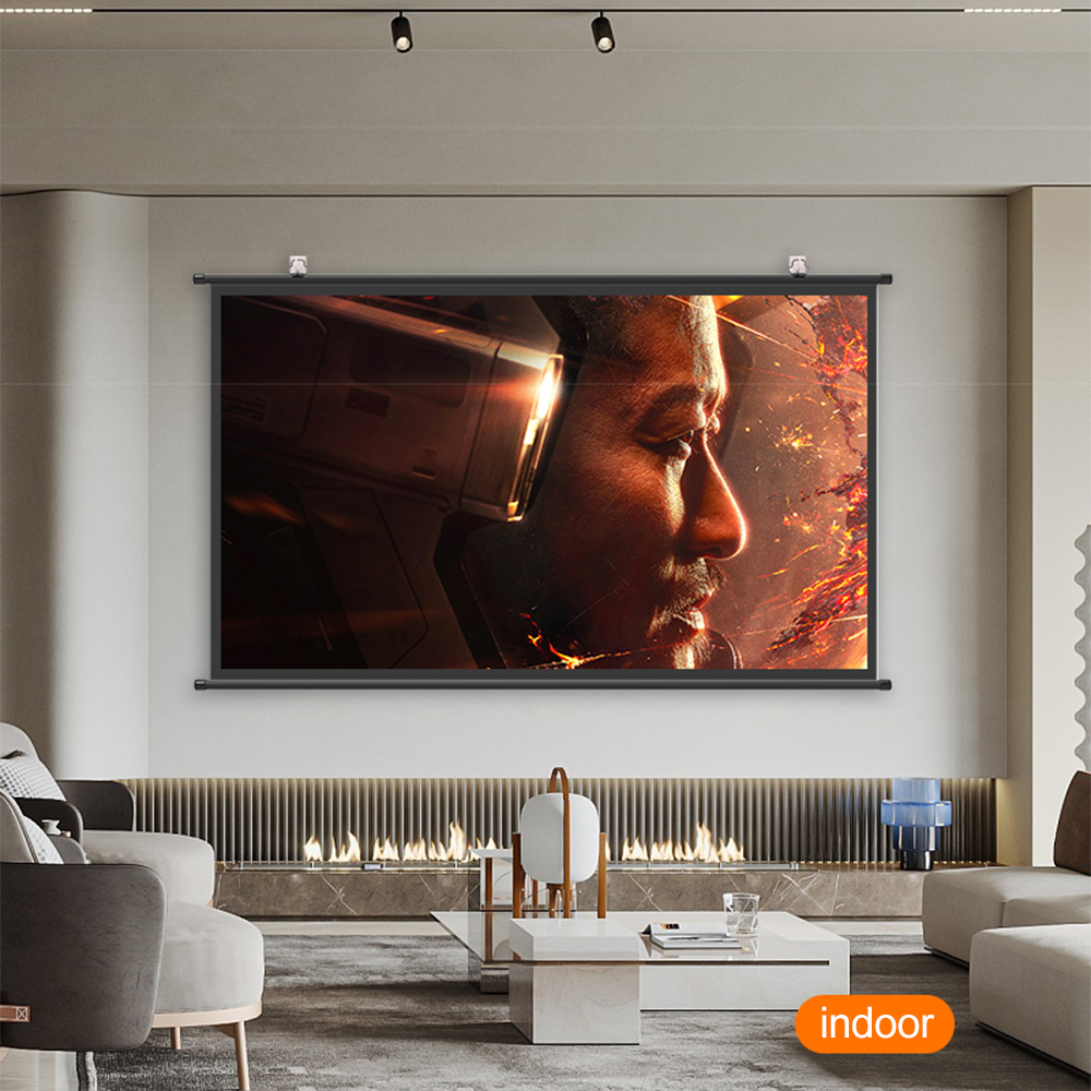 4K Portable Folding Anti-glare Projector Screen Roll-up Storage ...