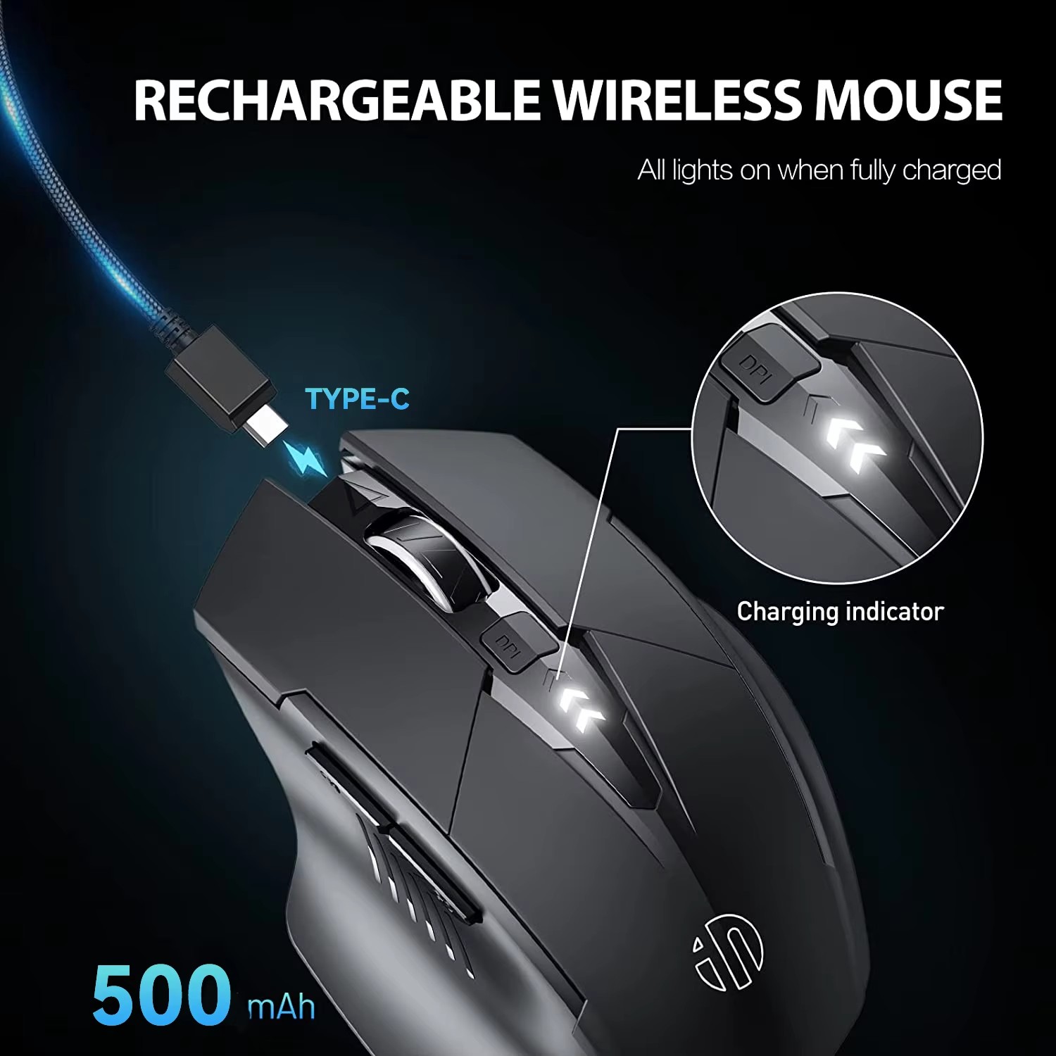 Bluetooth 2.4G USB Wireless Mouse for Computer Laptop PC Silent ...