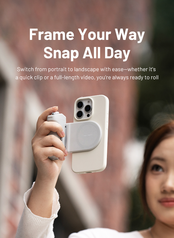 PGYTECH MagCam Phone Grip --- 3-in-1 Mobile Phone Grip with MagSafe ...