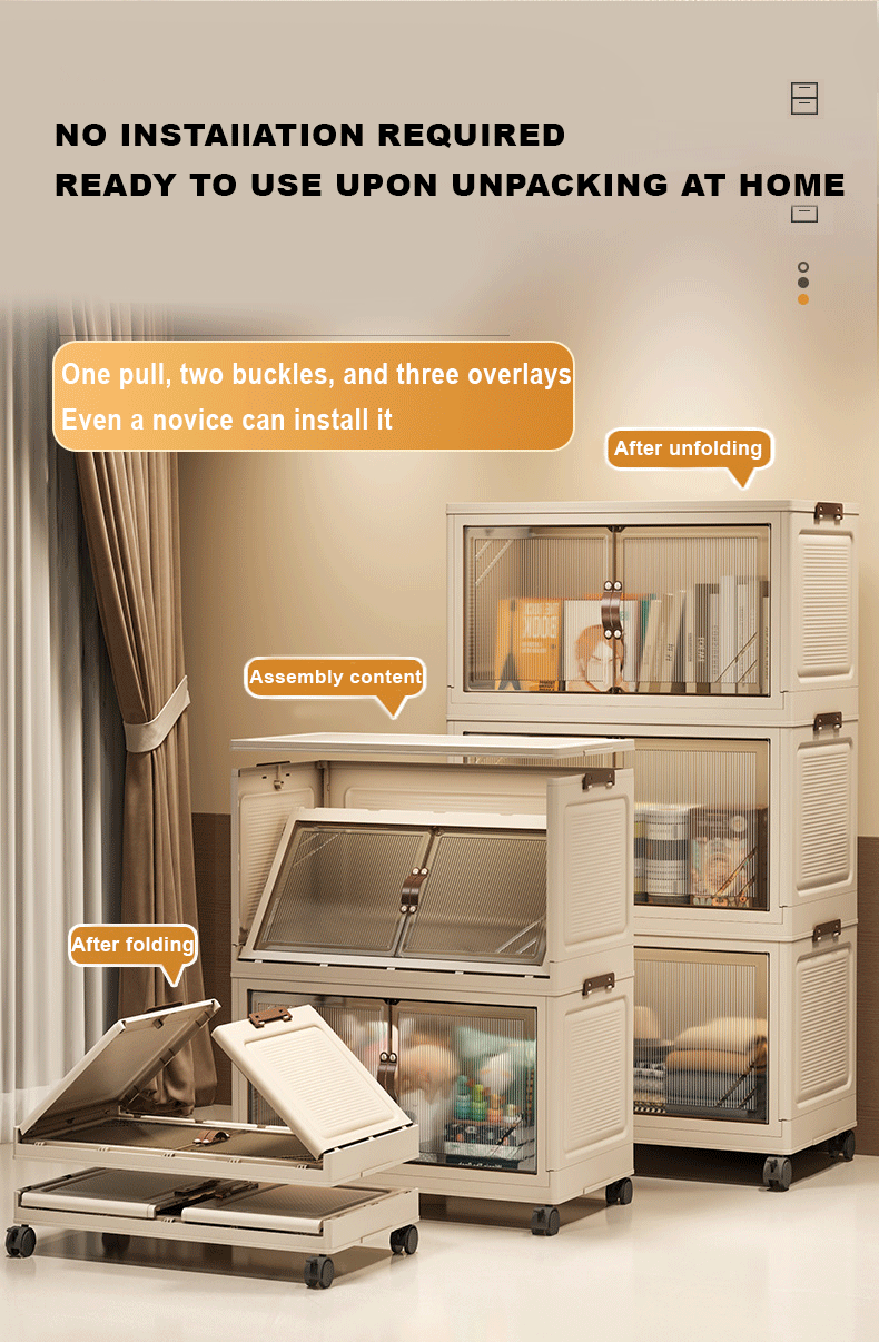 L57-73cm (much Higher and deeper ) 2 Doors Multipurpose Foldable ...