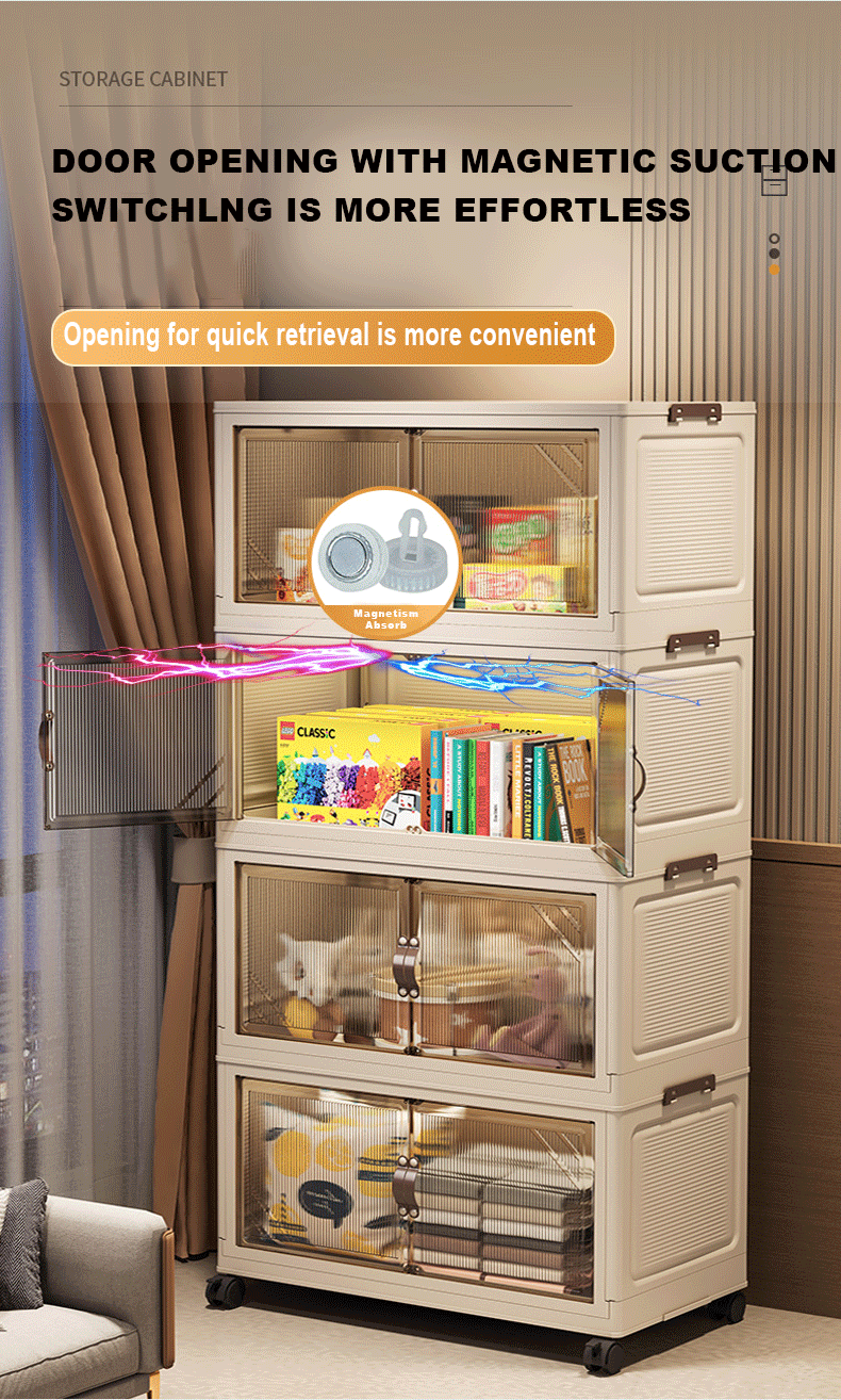 L57-73cm (much Higher and deeper ) 2 Doors Multipurpose Foldable ...