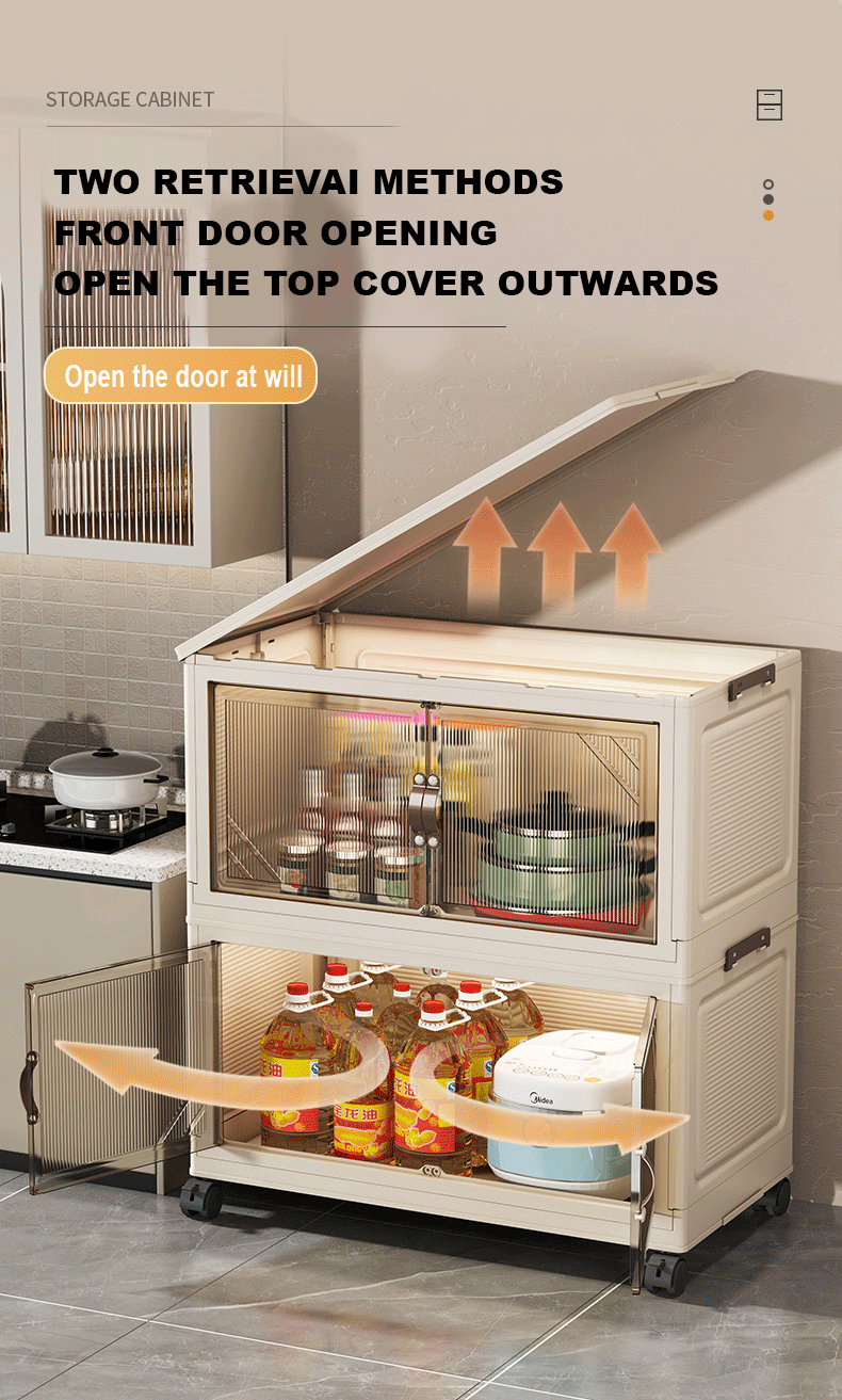 L57-73cm (much Higher and deeper ) 2 Doors Multipurpose Foldable ...