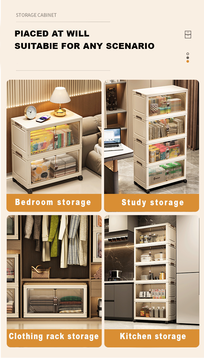 L57-73cm (much Higher and deeper ) 2 Doors Multipurpose Foldable ...