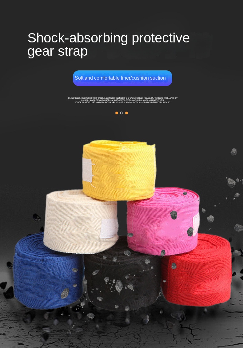 2pcs Boxing Bandage, Cotton Elastic Strap, Hand Strap, Sanda, Muay Thai ...