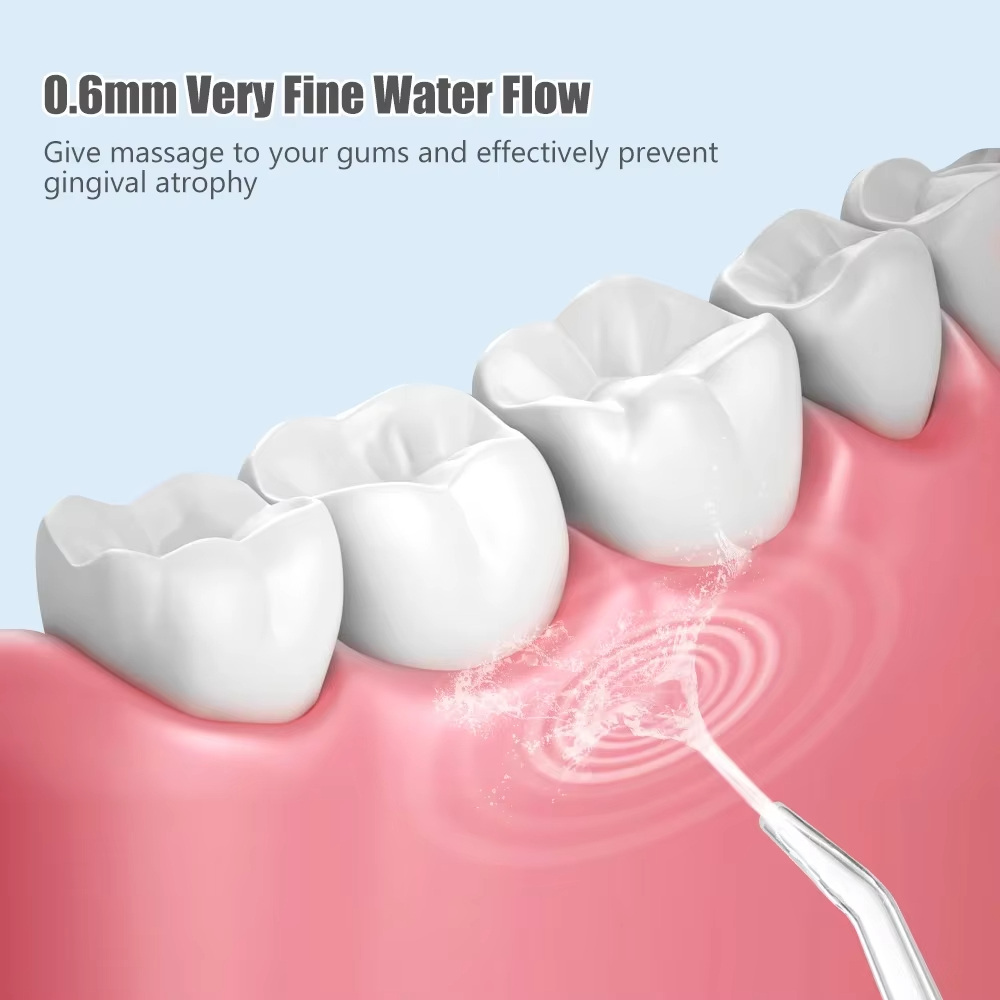 Portable Dental Water Flosser Oral Irrigator USB Rechargeable Water ...