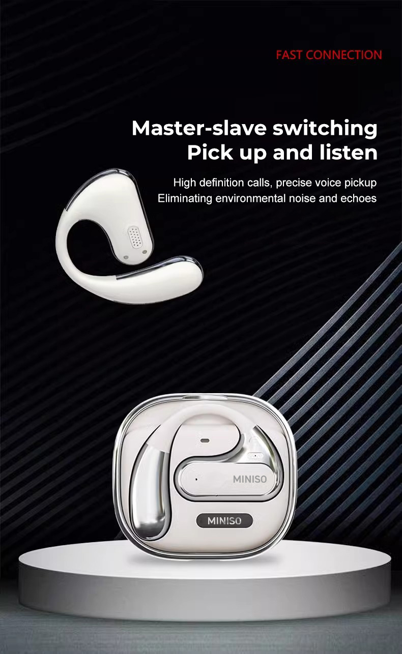 MINISO X35 OWS Bluetooth Earphones Sport Wireless Headphones with Mic ...