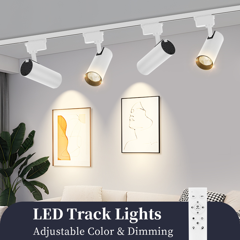Dimmable Track Light Set 3 Colour Spotlight Led Lampu Track 20W with ...