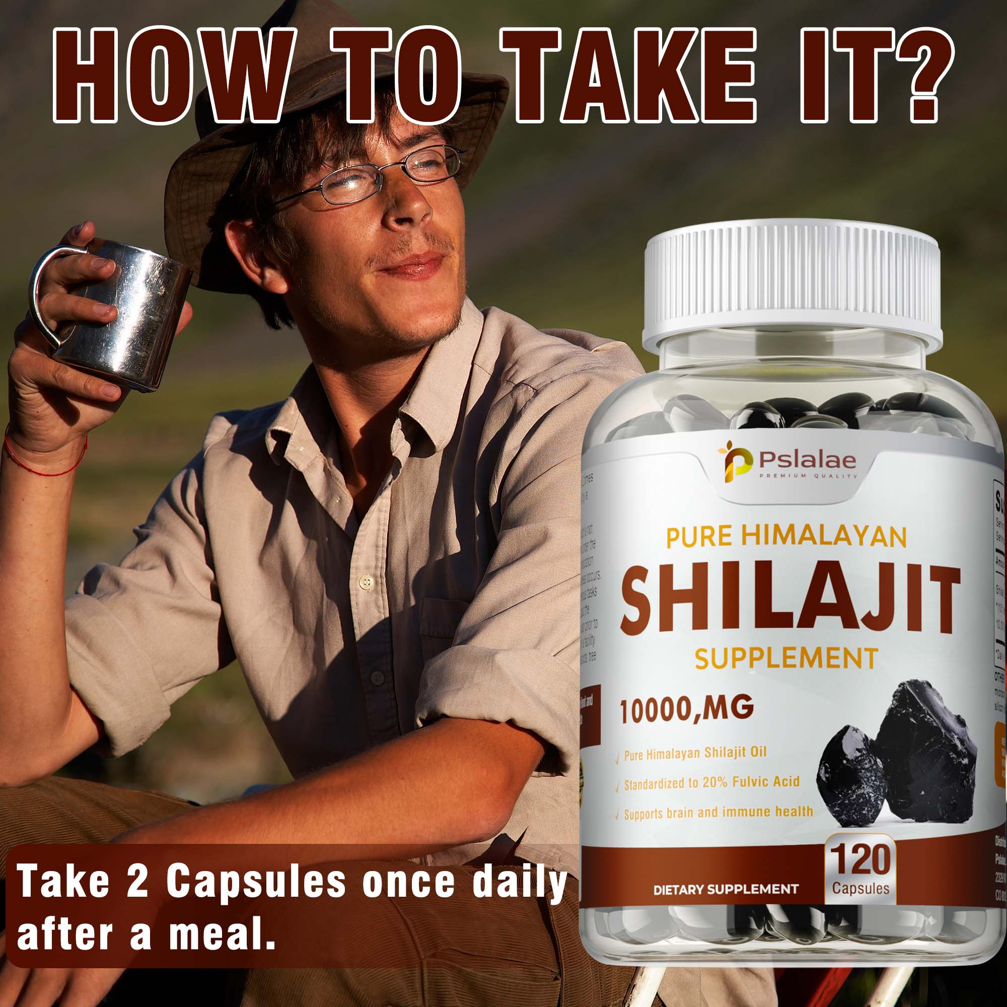 Shilajit Himalayan Shilajit Resin 100% Pure Shilajit Fulvic Acid and 85 ...