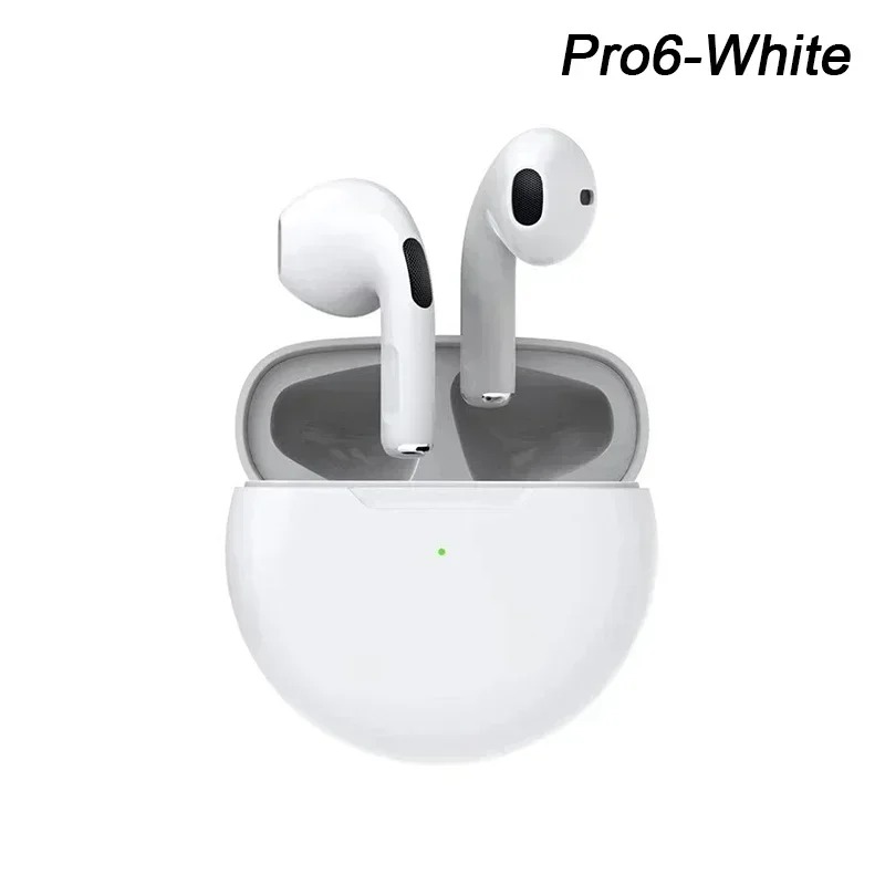 Pro 6 TWS Wireless Headphones Earphone Bluetooth 5.1 Headset with Mic ...