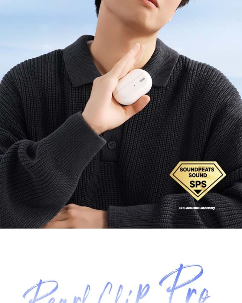 SoundPEATS PearlClip Pro True Wireless ear Clip earbuds Out of ear Open ...