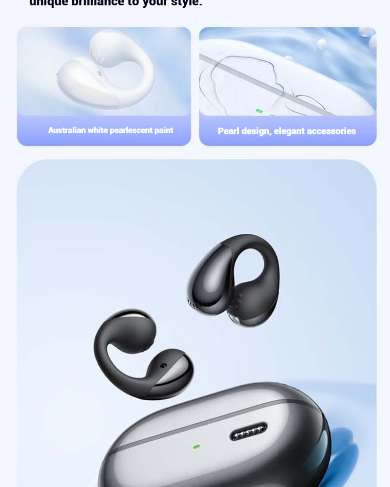 SoundPEATS PearlClip Pro True Wireless ear Clip earbuds Out of ear Open ...