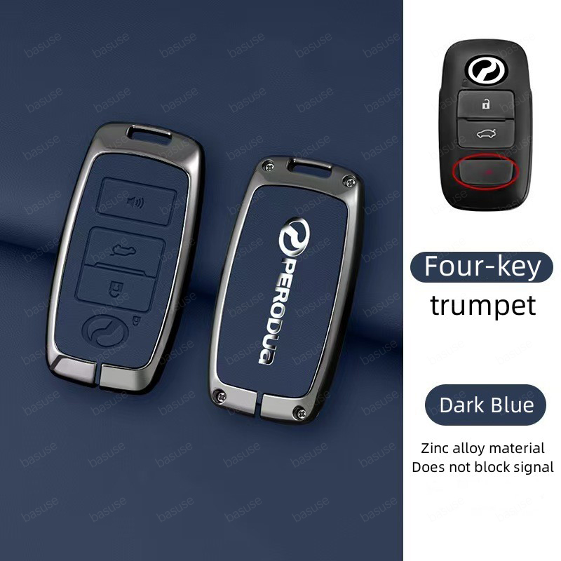 Zinc Alloy Car Key Cover for Perodua Axia 2023 2024 Ativa Alza Myvi ...