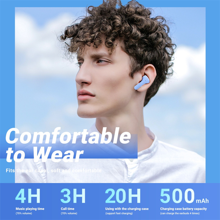KY8 Plus TWS Earbuds Bluetooth 5.3 Sport Gaming Headphones with LED ...