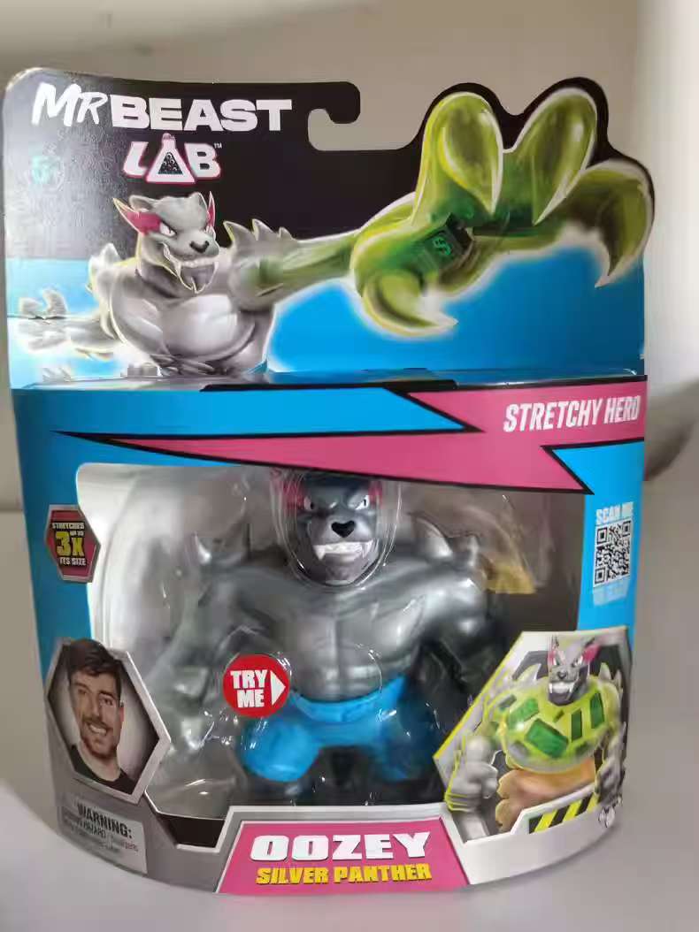 MRBEAST LAB Heroes of Goo JIT Zu Stretchy Heroes, Squeeze and Stretch ...