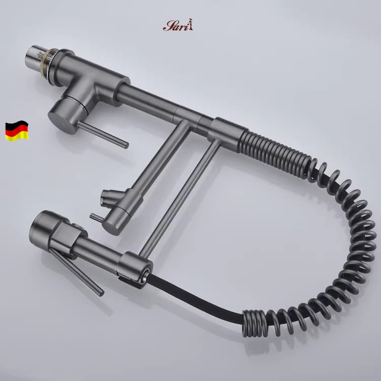 German SARI multifunctional stainless steel spring faucet 360° rotating ...