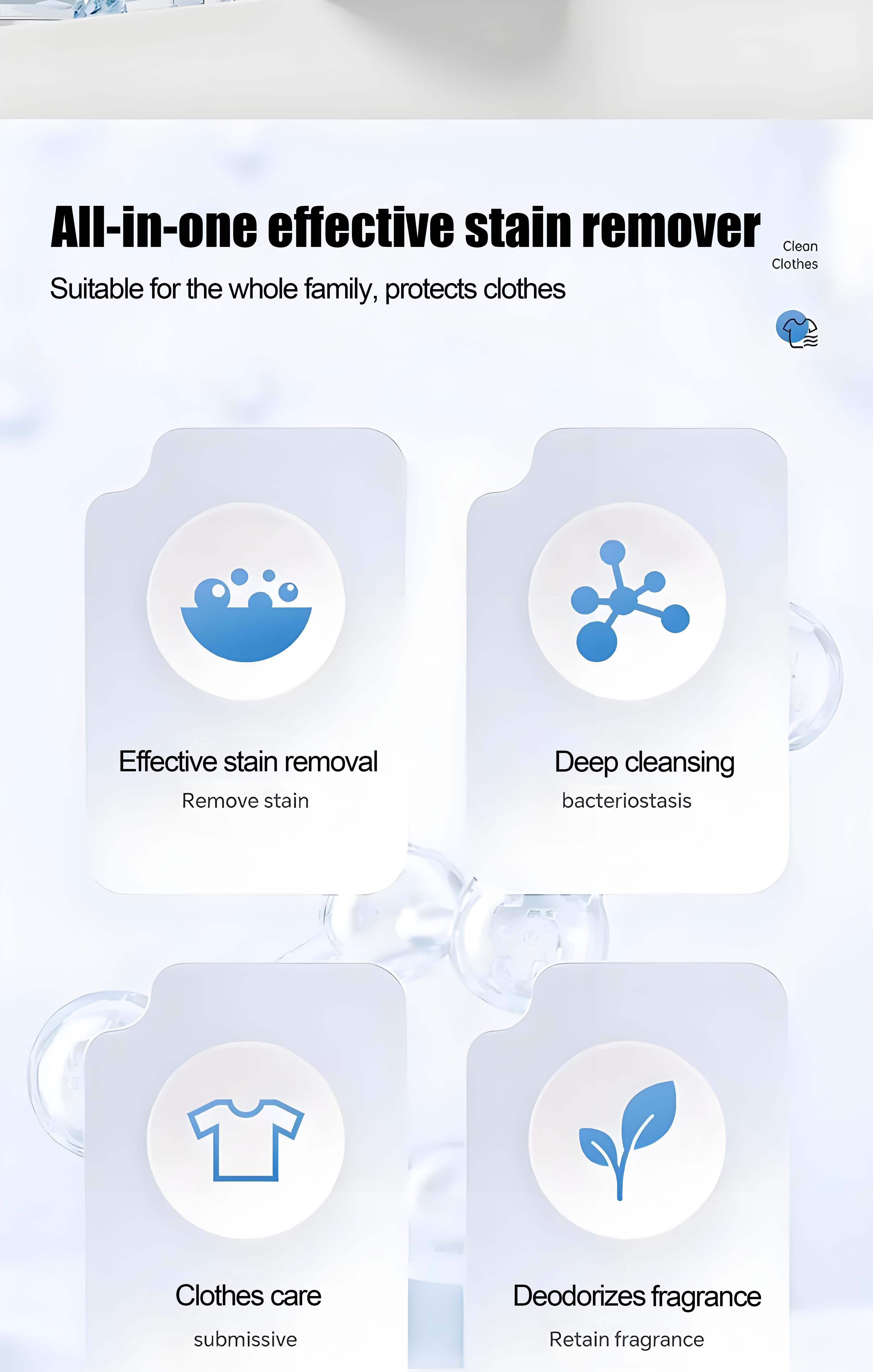 Super Strong Explosive Salt Stain Remover Yellowing Brightening White Clothes Stain Remove ...