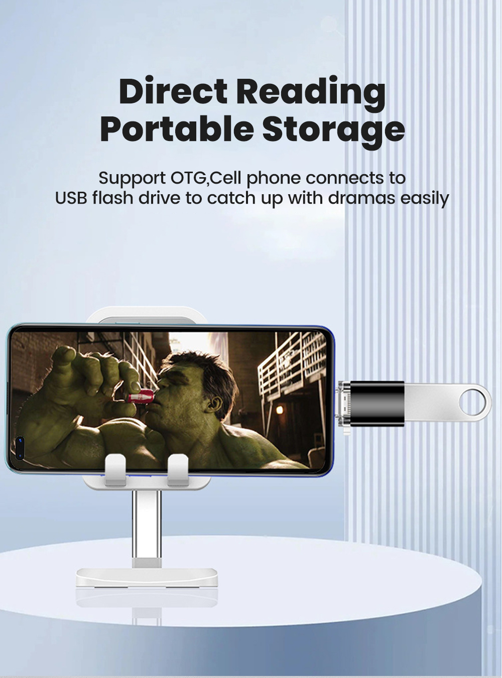 Type-C to USB3.0 otg adapter Support OTG transmission read U disk ...