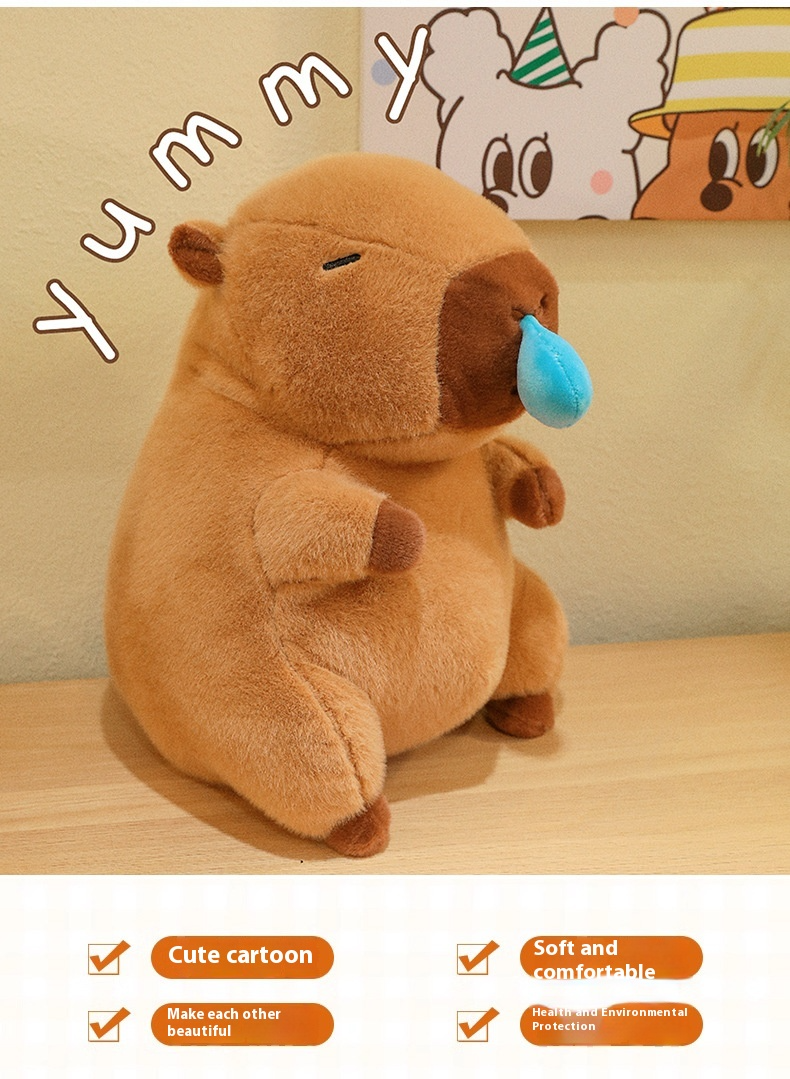 Capy Capybara Capybara Ugly Cute Doll Snot Bear Capybara Pillow ...
