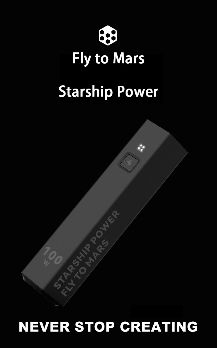 Fly to Mars Starship power F20 Charger 20000mAh Large Capacity 100W ...