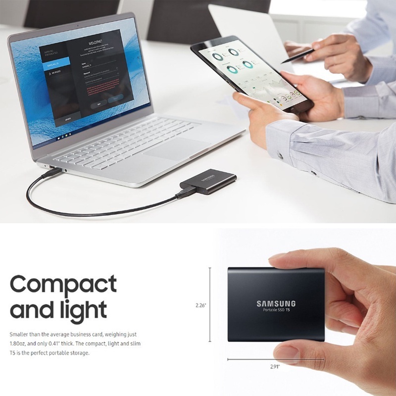 External Hard Drive SSD Storage Portable Memory Stick USB3.0 typeC 1TB ...