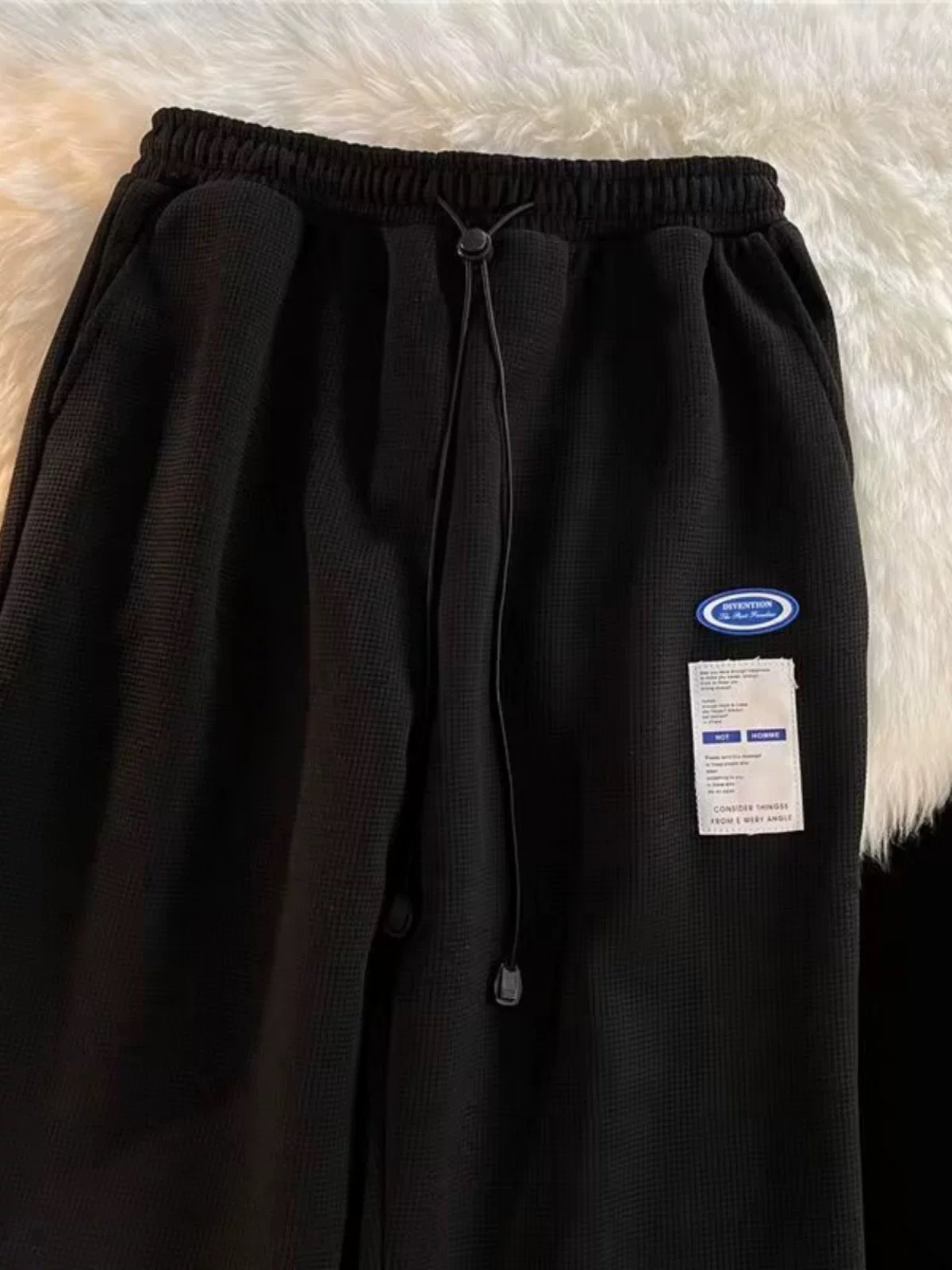 【From Perak】ProMan seluar slack hitam lelaki men's Drawstring Leggings ...