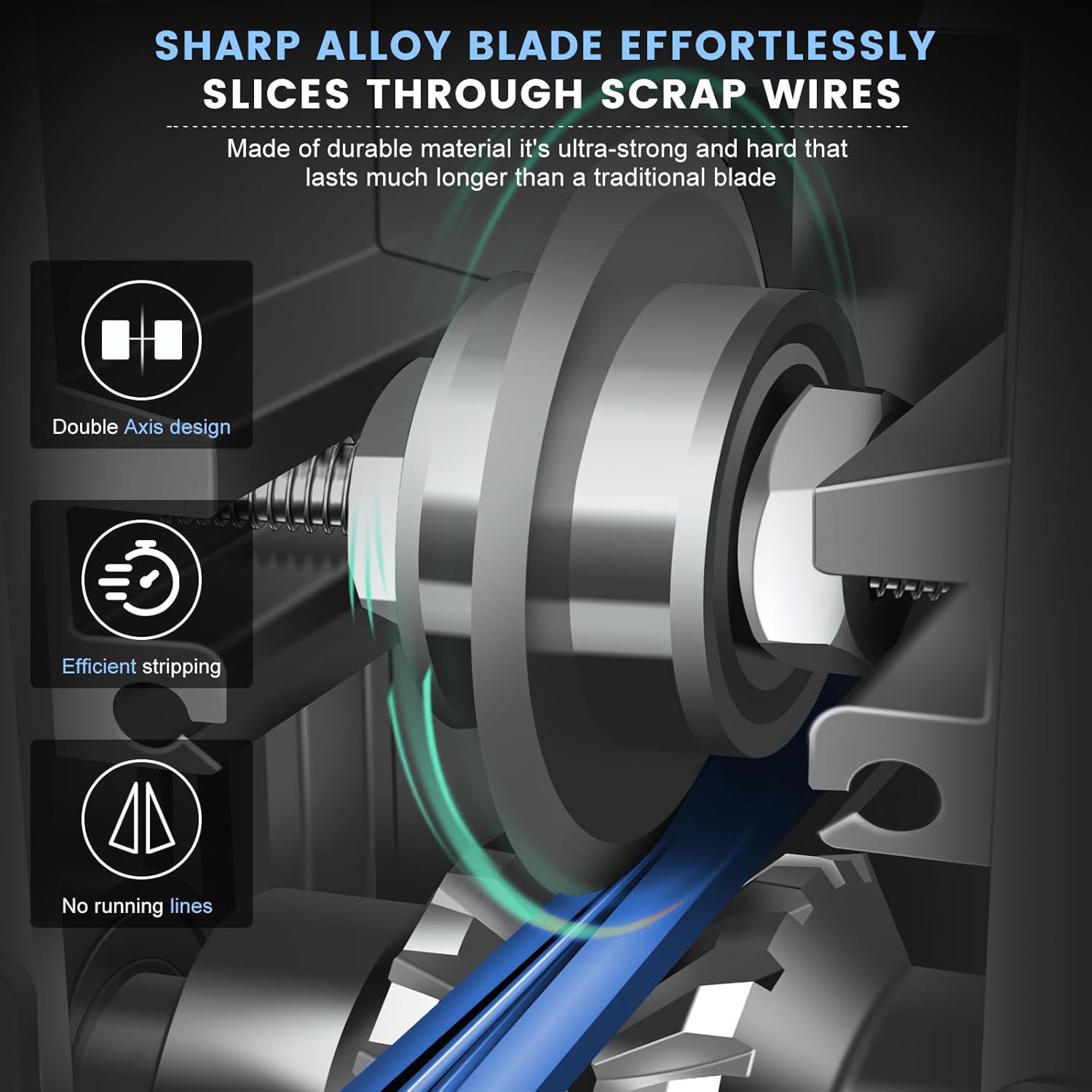 Original Drill-Powered Wire Stripper Machine Manual Wire Stripping Made ...