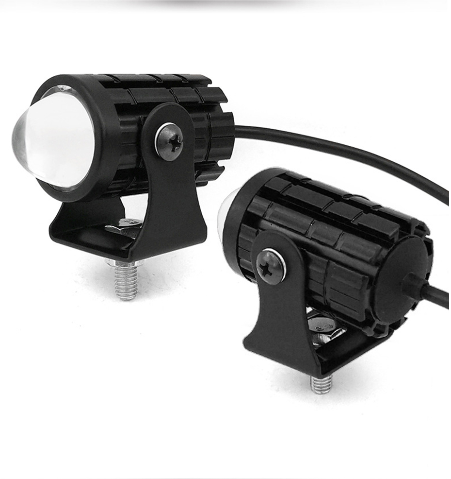 Warranty Waterproof Mini LED Headlight for Motorcycle High Low Yellow ...