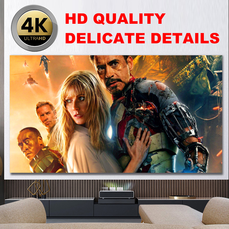 Mini Ultra Short Throw Projector HY330 Portable 4K Projector Automatic ...