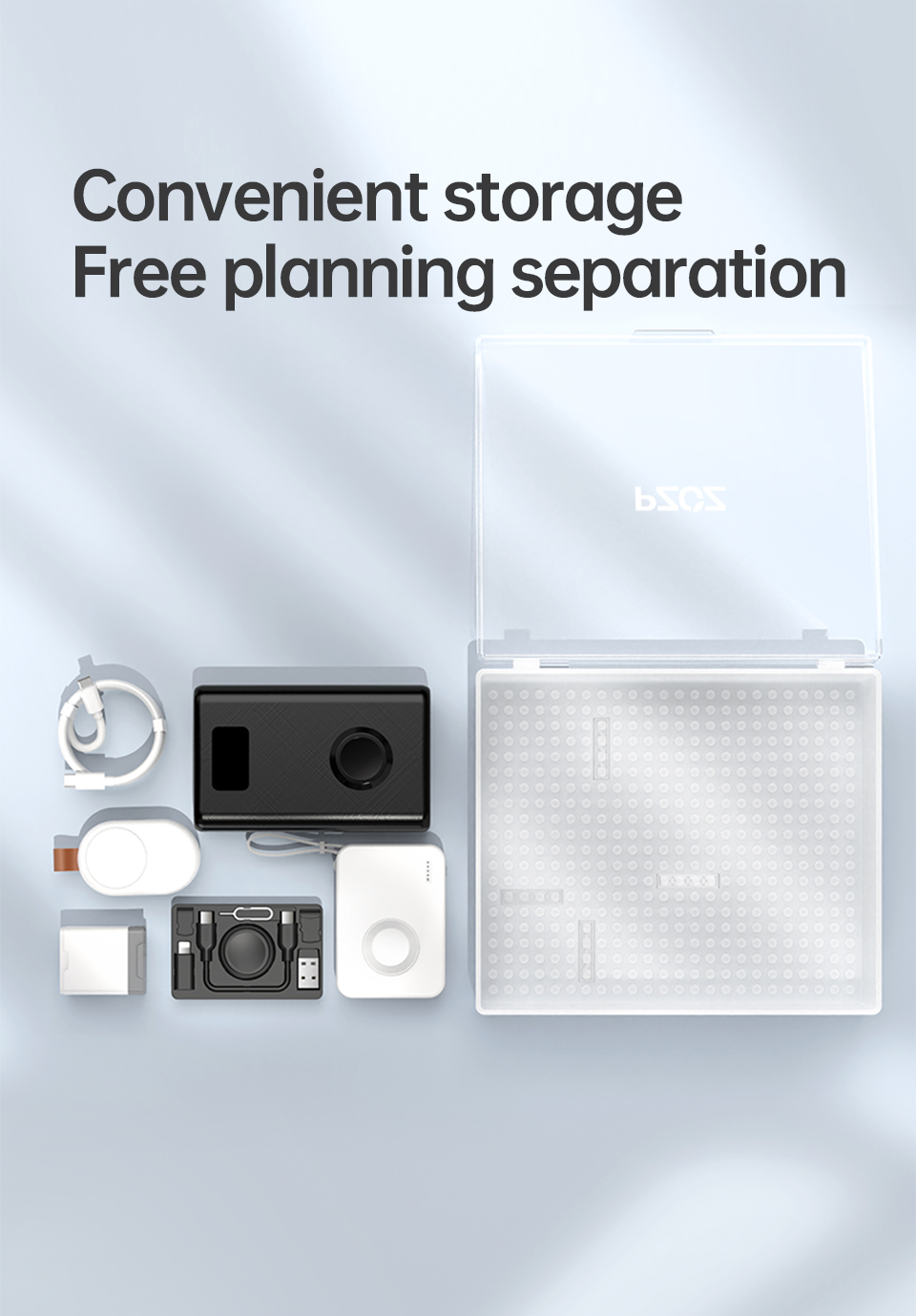 PZOZ Case box for storing Power Bank charging cables | Shopee Malaysia