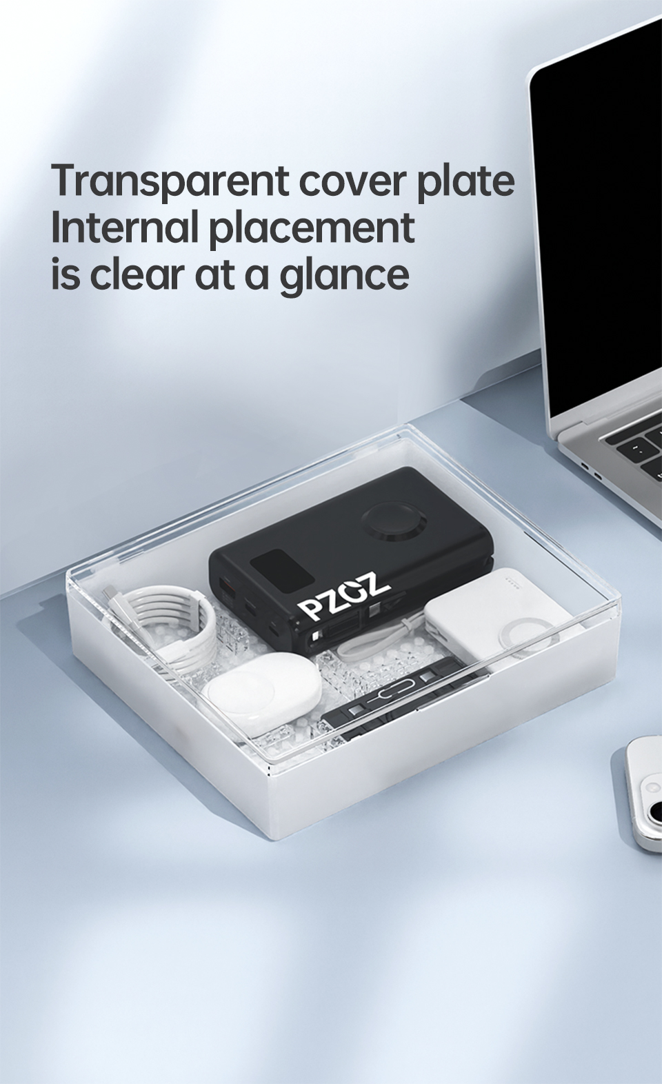 PZOZ Case box for storing Power Bank charging cables | Shopee Malaysia