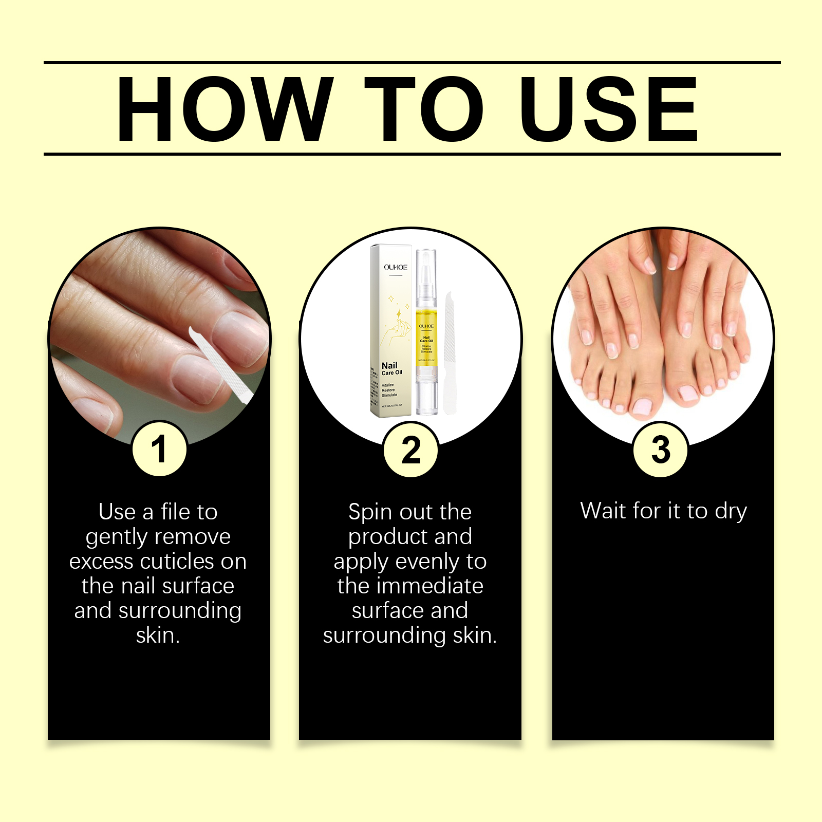 Nail Growth Oil Nail Repair and Regeneration Strengthen Nail Hardness ...