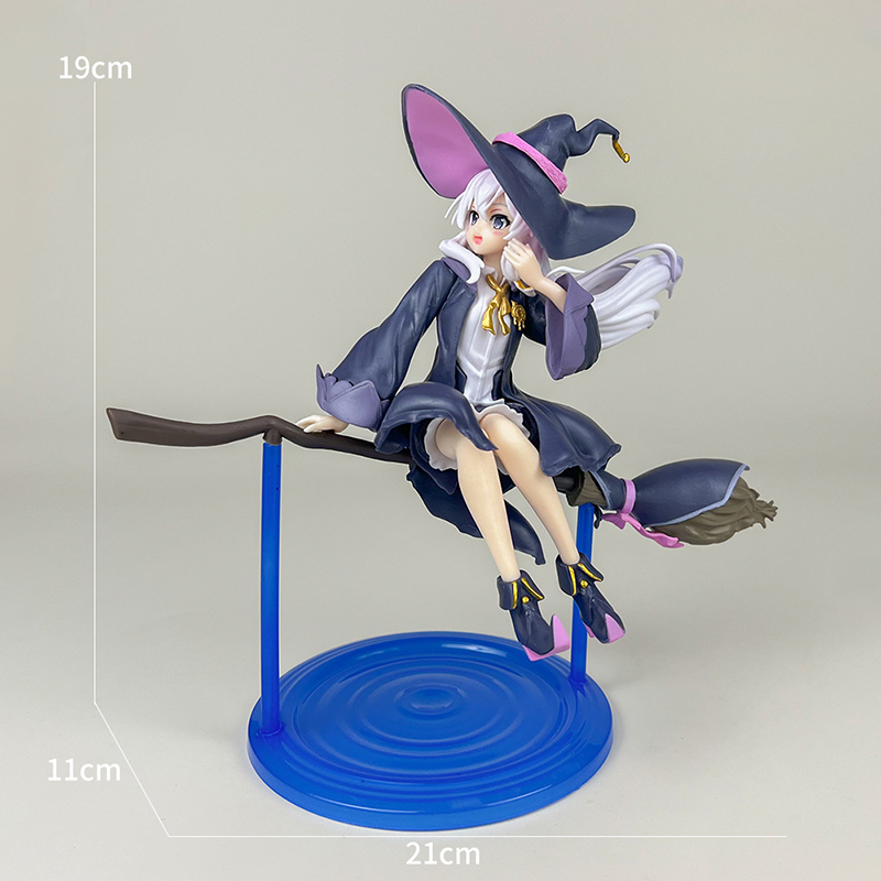 Anime Wandering Witch Elaina figure flying posture pvc model toys gift ...