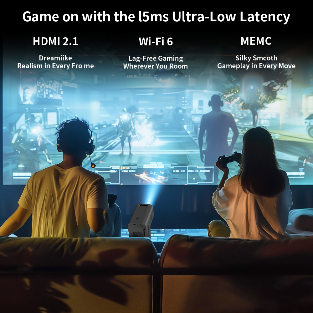 Short-throw short-distance HY330 mini portable projector 4K HD 1080P ...