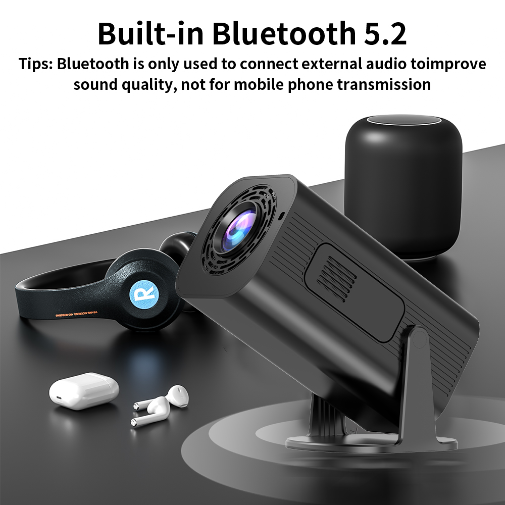 Short-throw short-distance HY330 mini portable projector 4K HD 1080P ...