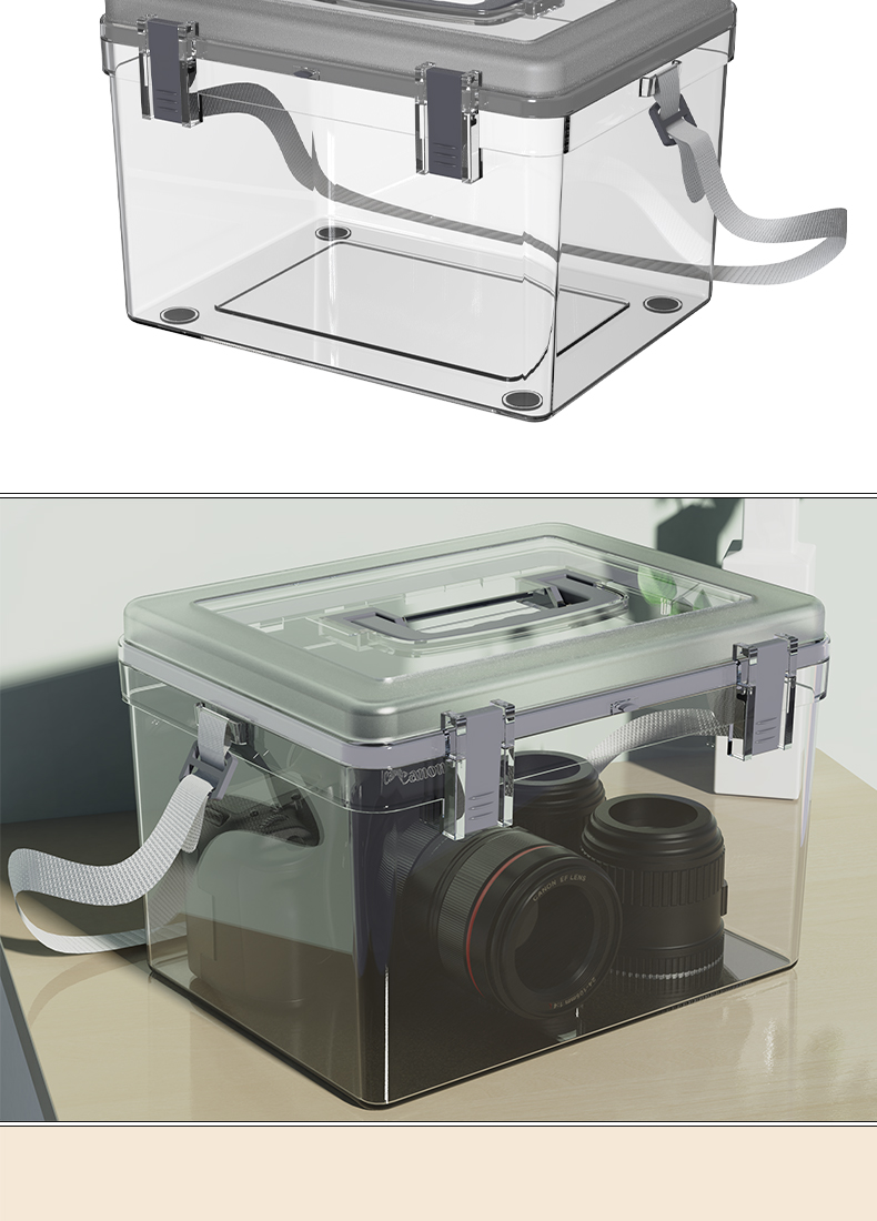 dry box storage box camera drybox Digital hygrometer Silica Gel ...