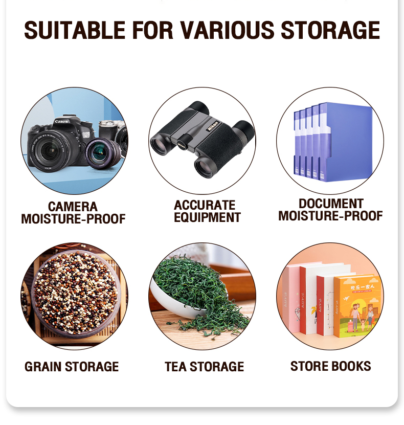 camera dry box drybox storage box Digital hygrometer Silica Gel ...