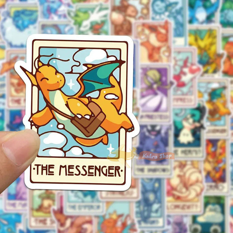 145pcs Pokémon Card Sticker Eevee Charizard Cartoon Decoration Stickers ...